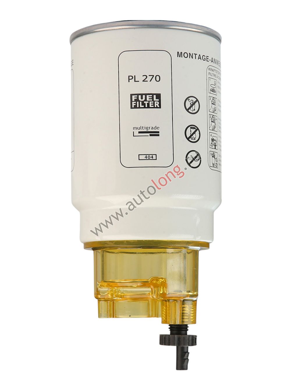 Фильтр топливный автомобильный PL-270 D-110 H-150 (с отстойником ...