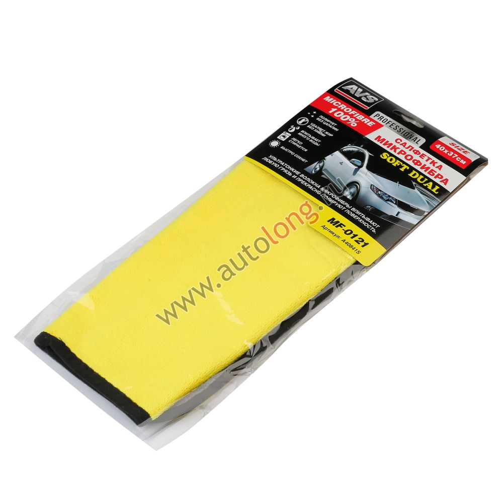 Салфетка из микрофибры для уборки AVS MF-0121 высокой плотности (40х37 см) купить по низким ...