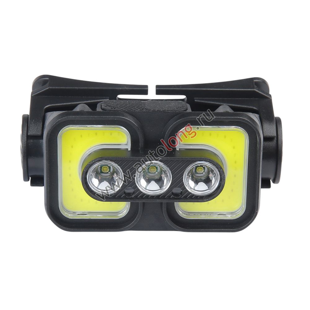Фонарь налобный светодиодный FOCUSray 1306, 3 диода 3W 2 СОВ 3W ...