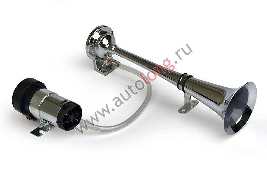 Сигнал 1 рожковый с компрессором хром 12v (Блистер) купить по низким ...