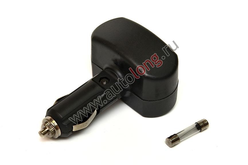 Разветвитель прикуривателя 2-х фазный 12-24V AVS CS202 купить по низким ценам в интернет ...